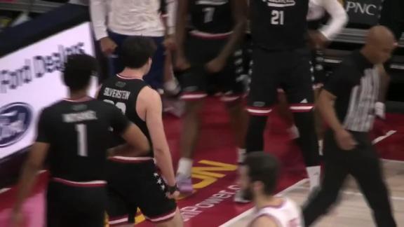 Sam Silverstein fights off defender for and-1 - ESPN Video